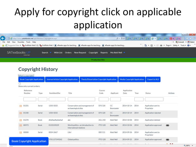 Copyright application process | PPT