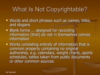 Copyright Basics | PPT