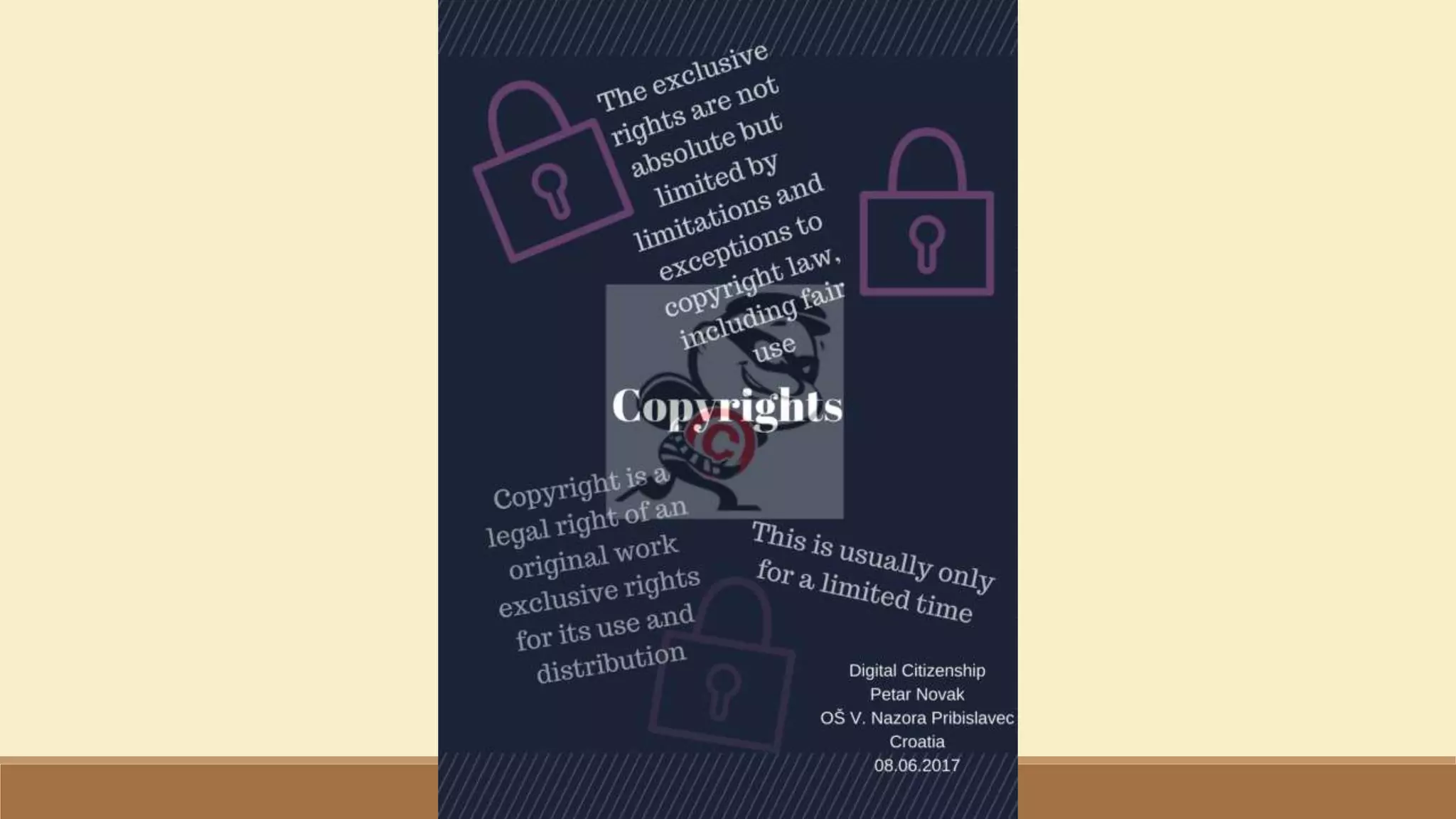 Copyright - copying rules and fair use - Canva posters | PPT