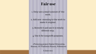 Copyright - copying rules and fair use - Canva posters | PPT