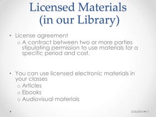 Copyright and Online Learning Environments | PPT