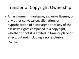 Copyright Definitions | PPT