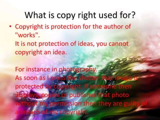 Copyright, Design And Patents Act, 1988 | PPT