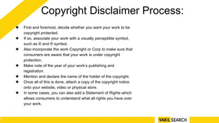 Copyright disclaimer | PPTX