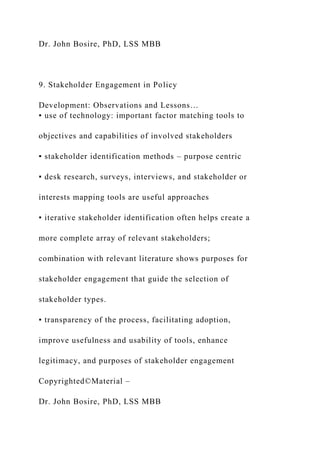 Copyrighted©Material –Dr. John Bosire, PhD, LSS MBB.docx