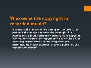 Copyright, fair use & public domain | PPTX
