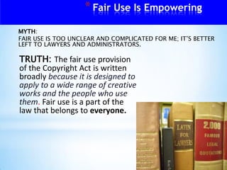 Copyright Fair Use Part 1 | PPTX