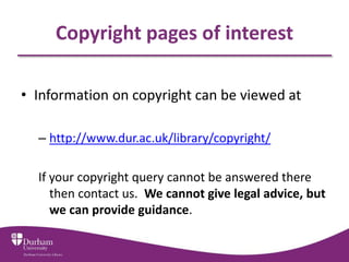 Copyright for researchers | PPTX