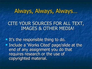 Copyright for Students | PPT | Law