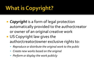 Copyright in a digital world | PPTX