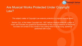 Copyright in Musical Work | PPT
