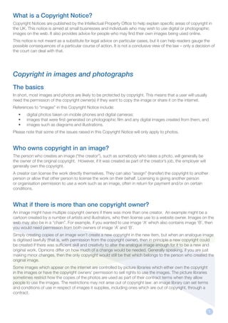 Copyright Example For Photography