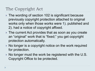 Copyrightinthe classroom | PPT