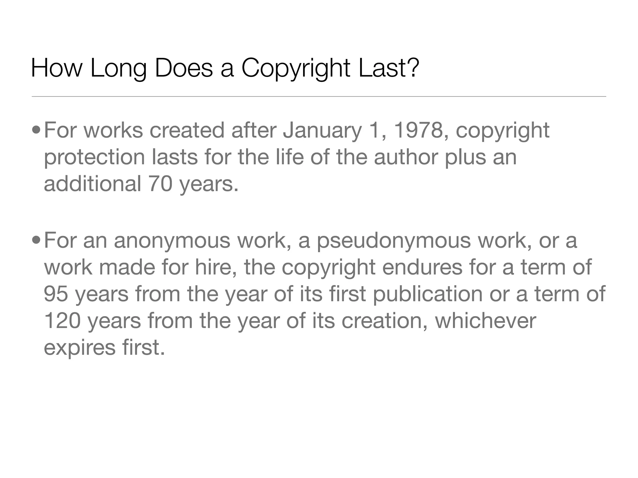 Copyright Law | KEY