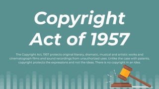 Copyright Law Case Studies In India PPT | PDF