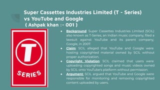 Copyright Law Case Studies In India PPT | PDF
