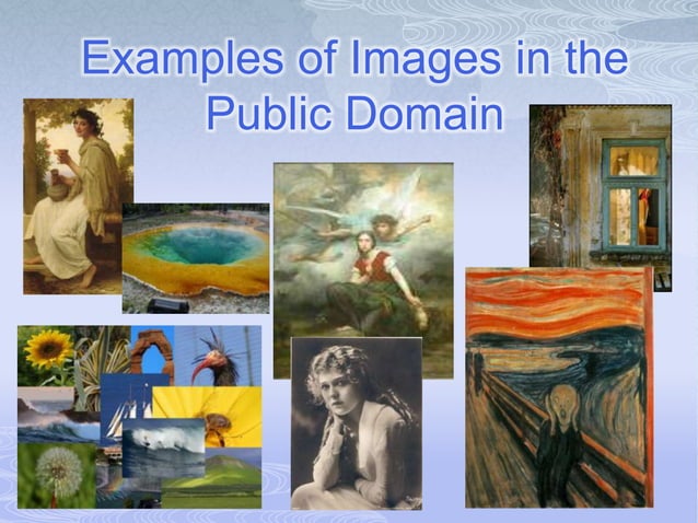 Copyright Law, Fair Use, Creative Commons, And The Public Domain | PPTX