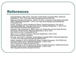 Copyright law overview | PPT