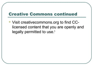 Copyright law overview | PPT