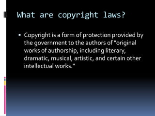 Copyright laws | PPT