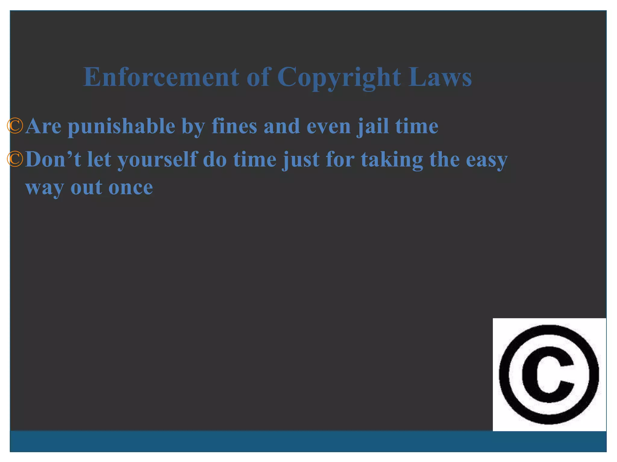 Copyright laws and respect presentation (tln) | PPTX