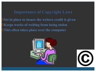 Copyright laws and respect presentation (tln) | PPTX