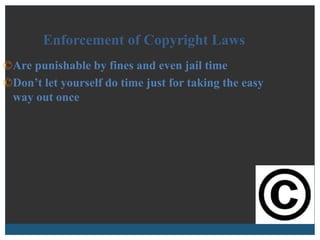 Copyright laws and respect presentation (tln) | PPTX