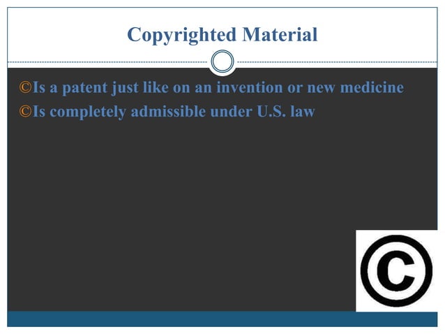 Copyright laws and respect presentation (tln) | PPTX