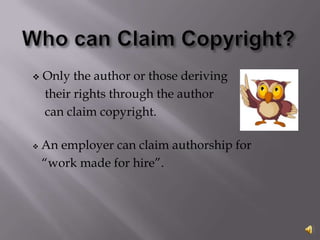Copyright Laws Presentation | PPT