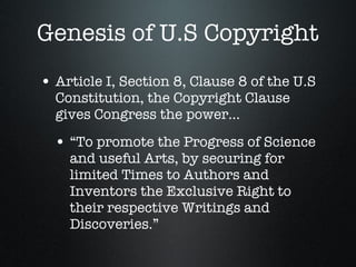 Copyright lecture | PPT