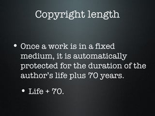 Copyright lecture | PPT