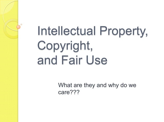Copyright lesson ppt | PPTX | Technology & Computing