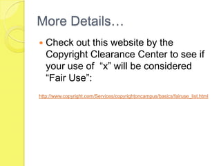 Copyright lesson ppt | PPTX | Technology & Computing
