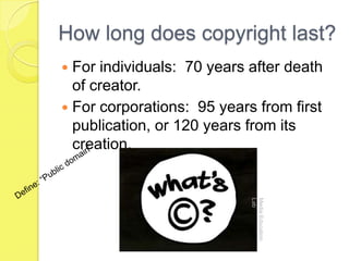 Copyright lesson ppt | PPTX | Technology & Computing
