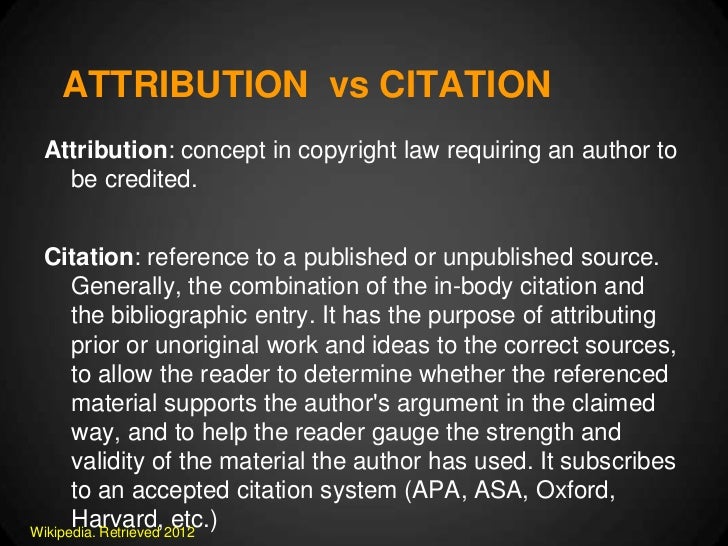 Copyright, licenses, public domain, open sources, attribution and cit…