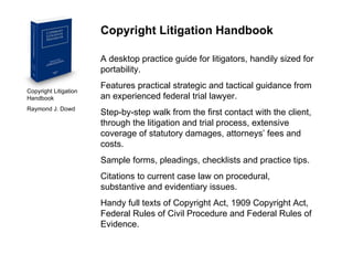 Copyright litigation handbook contents and overview | PPT