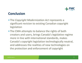 The Copyright Modernization Act | PDF