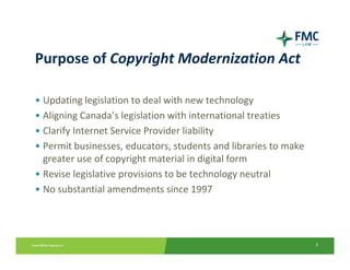 The Copyright Modernization Act | PDF