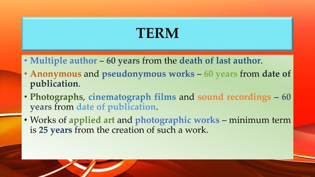 COPYRIGHT | PPTX | Law