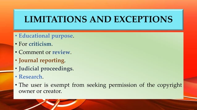 COPYRIGHT | PPTX | Law