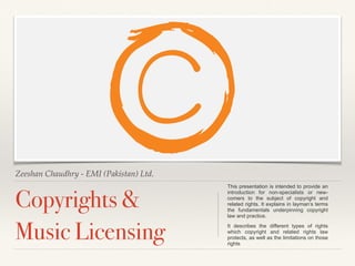 Copyright & Music licensing | PDF