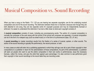 Copyright & Music licensing | PDF