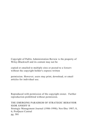 Copyright of Public Administration Rev.docx