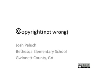 Educational Fair Use & Creative Commons | PPTX | Technology & Computing