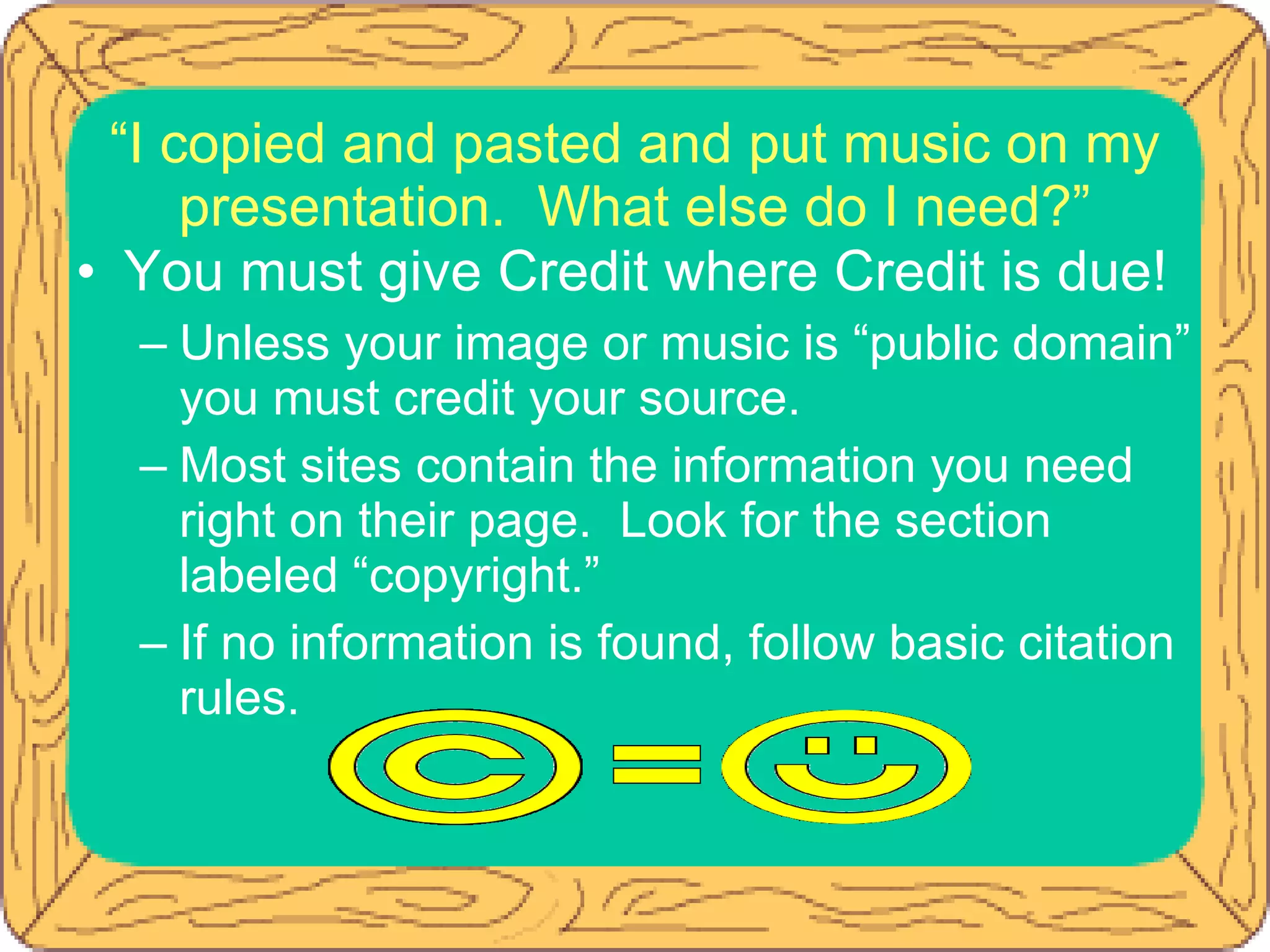 Copyright Posters | PPT
