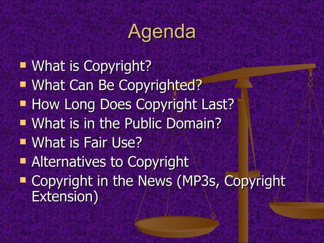 Copyright power point | PPT | Technology & Computing
