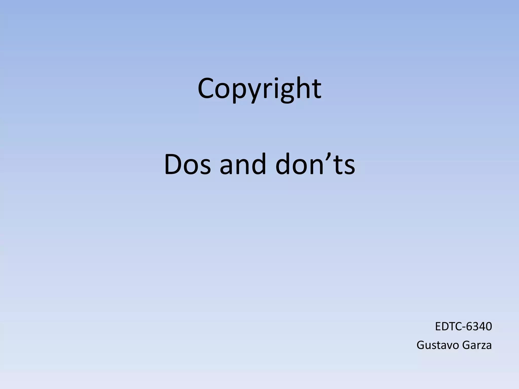 Copyright powerpoint2 | PPT