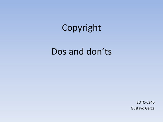 Copyright powerpoint2 | PPT