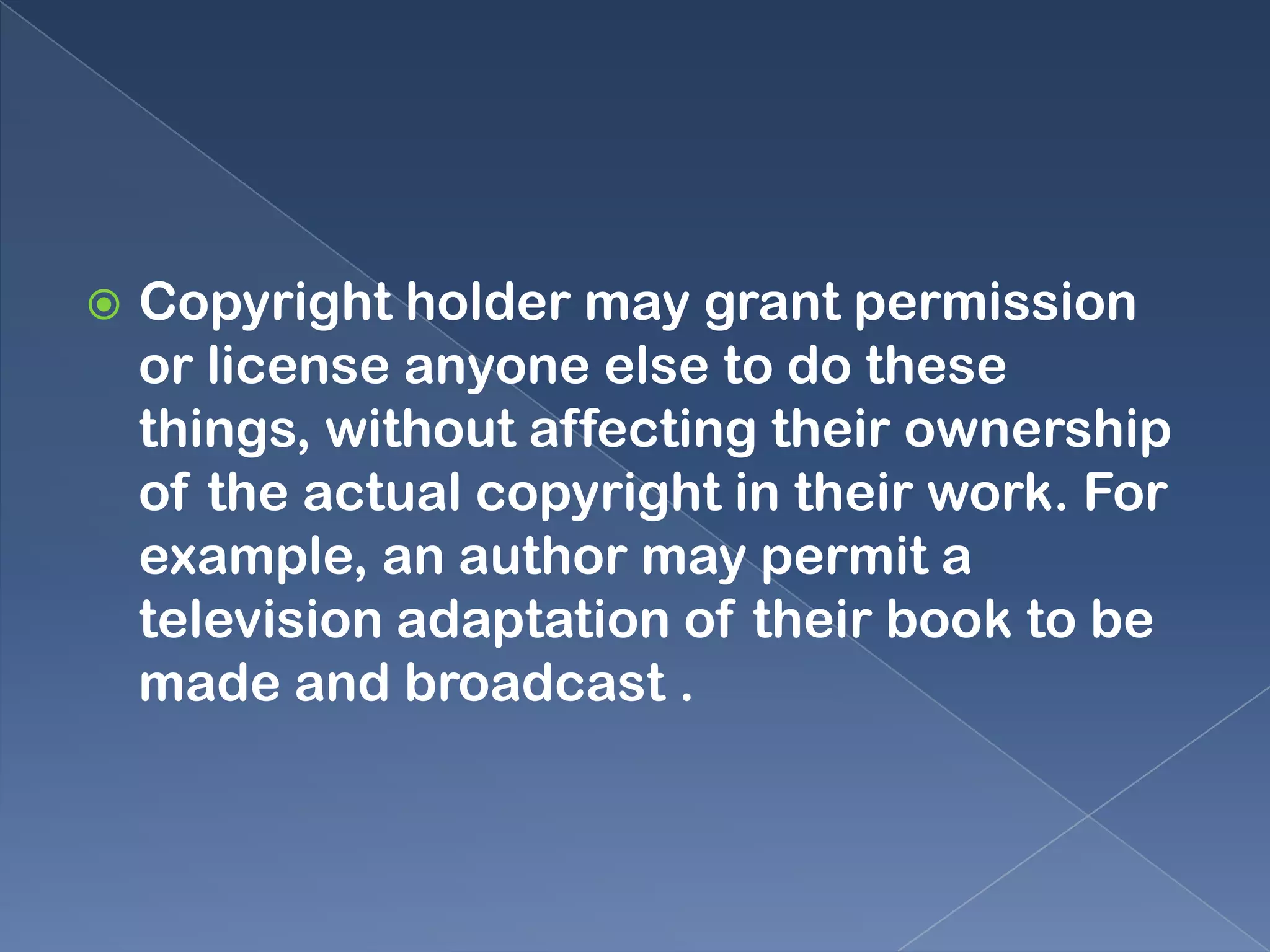 Copyright Presentation | PPTX