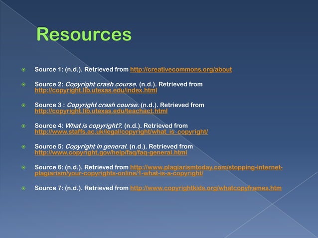 Copyright Presentation | PPT